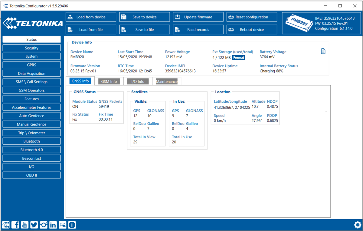 Configuración del Teltonika FM920 – Las tonterias de Antonio
